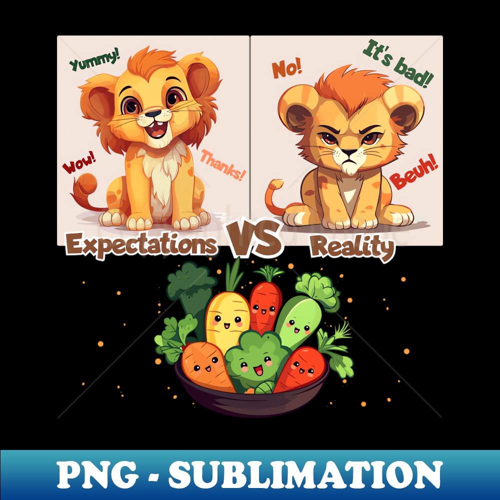 Expectation VS Reality vegetables - PNG Transparent Sublimat | Inspire ...