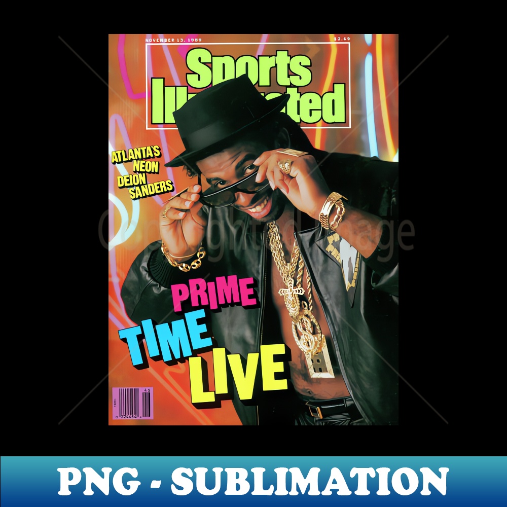 Deion Sanders - Prime Time Live - Aesthetic Sublimation Digi | Inspire ...