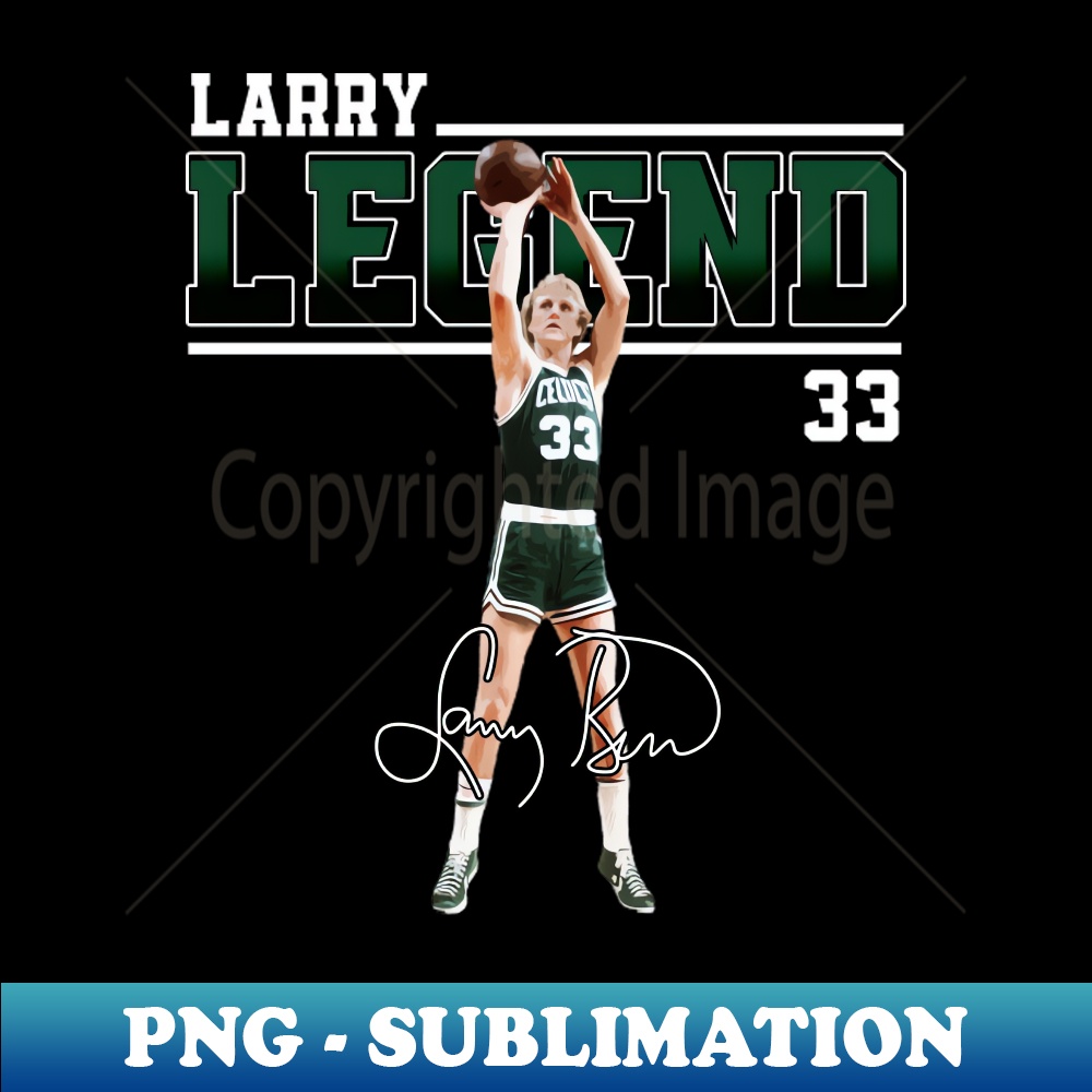 Larry Bird Legend Air Bird Basketball Signature Vintage Retr | Inspire ...