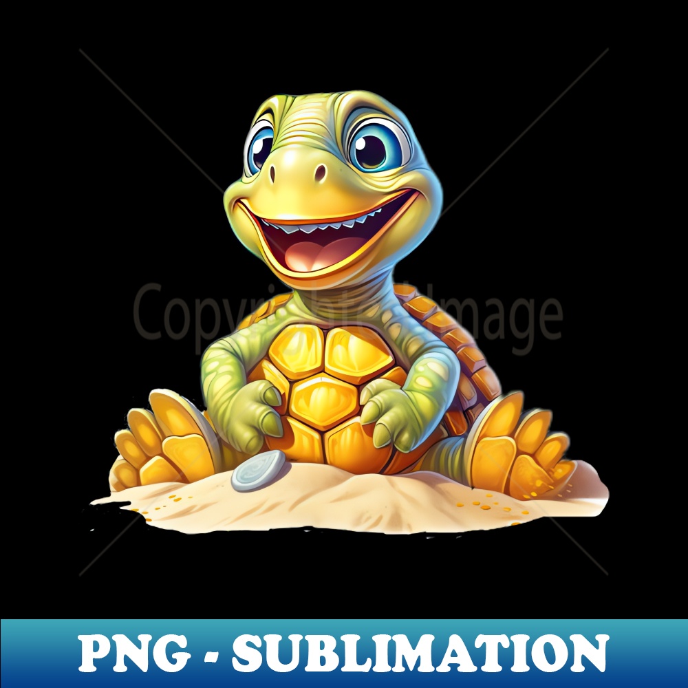 Turtle at the Beach - Exclusive PNG Sublimation Download - P | Inspire ...