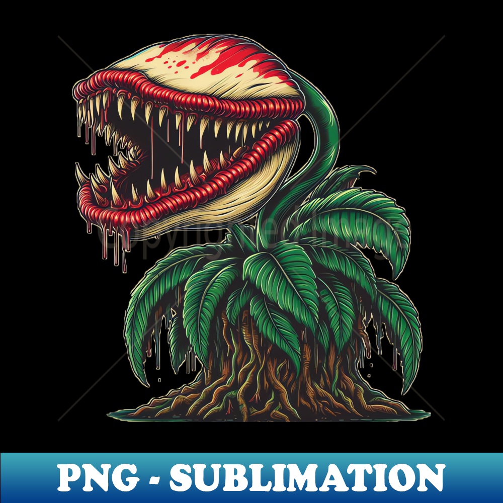 Scary Petey Piranha Plant - Signature Sublimation PNG File - | Inspire ...