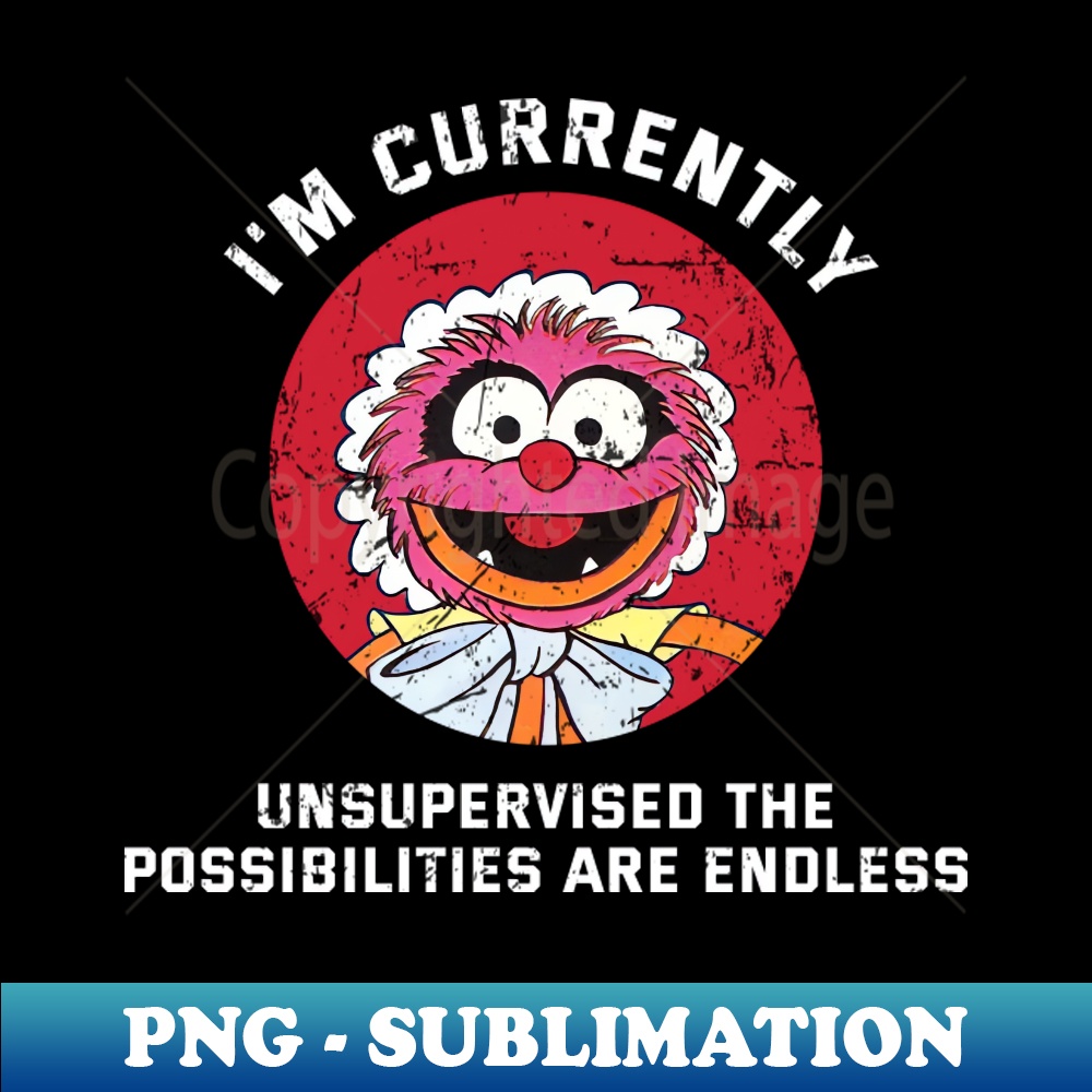 Muppets Animal Im Currently Unsupervised Vintage - PNG Trans | Inspire ...
