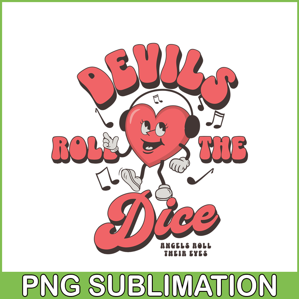 Devils Roll The Dice SVG PNG DXF EPS DXF, Play Heart SVg, Ro | Inspire ...