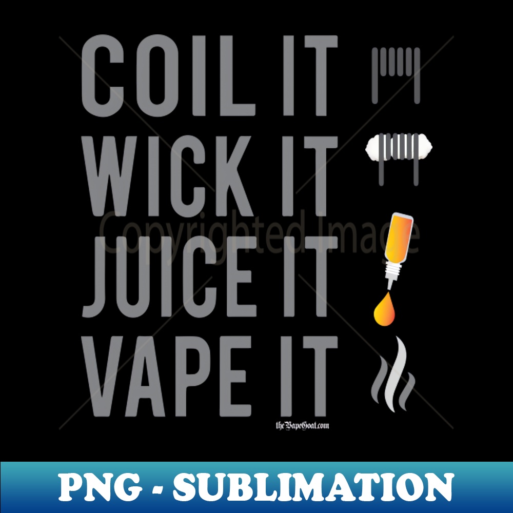 VAPE Coil Wick Juice Vape - High-Quality PNG Sublimation Do | Inspire ...