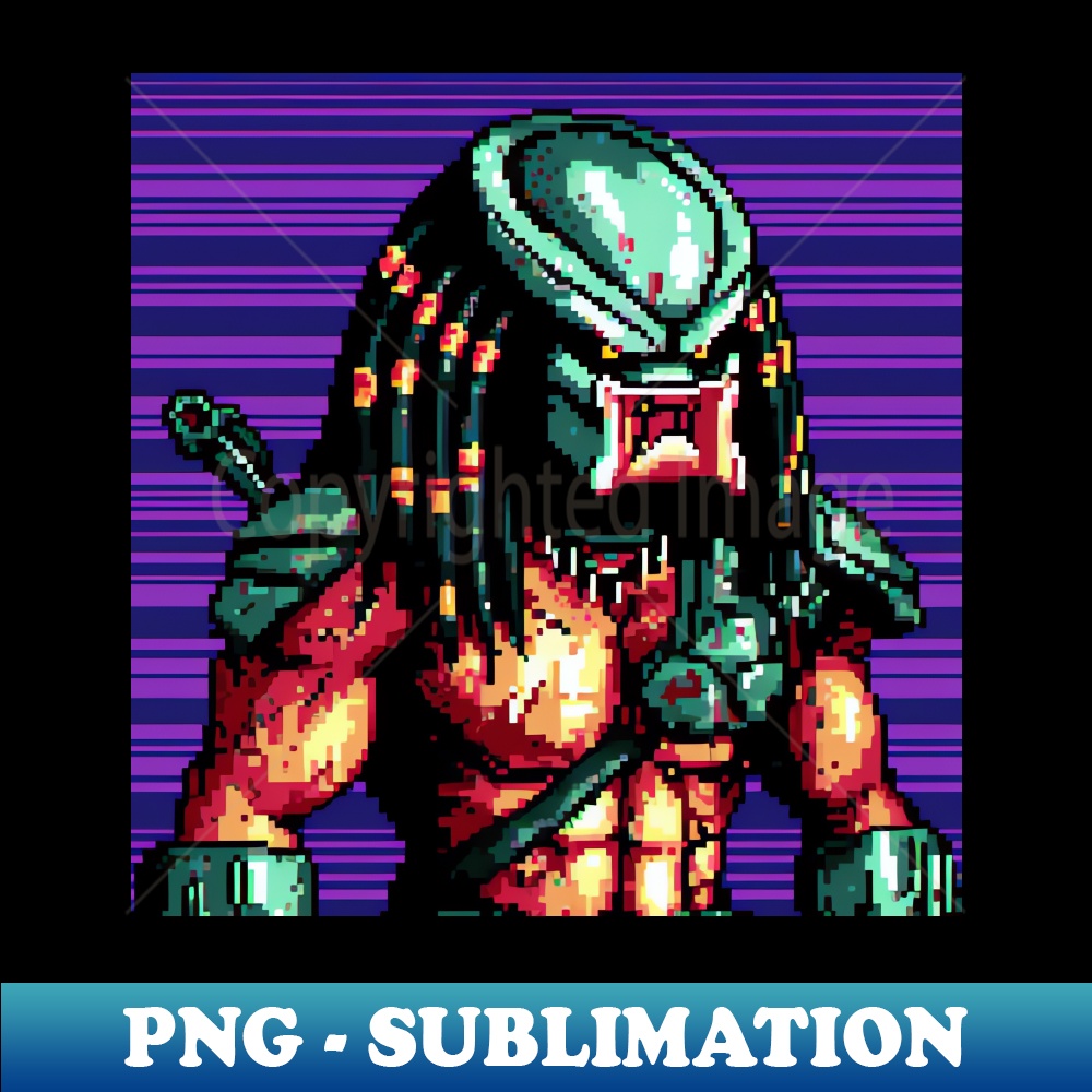 Gladiator Predator 8 bit - Trendy Sublimation Digital Downlo - Inspire ...