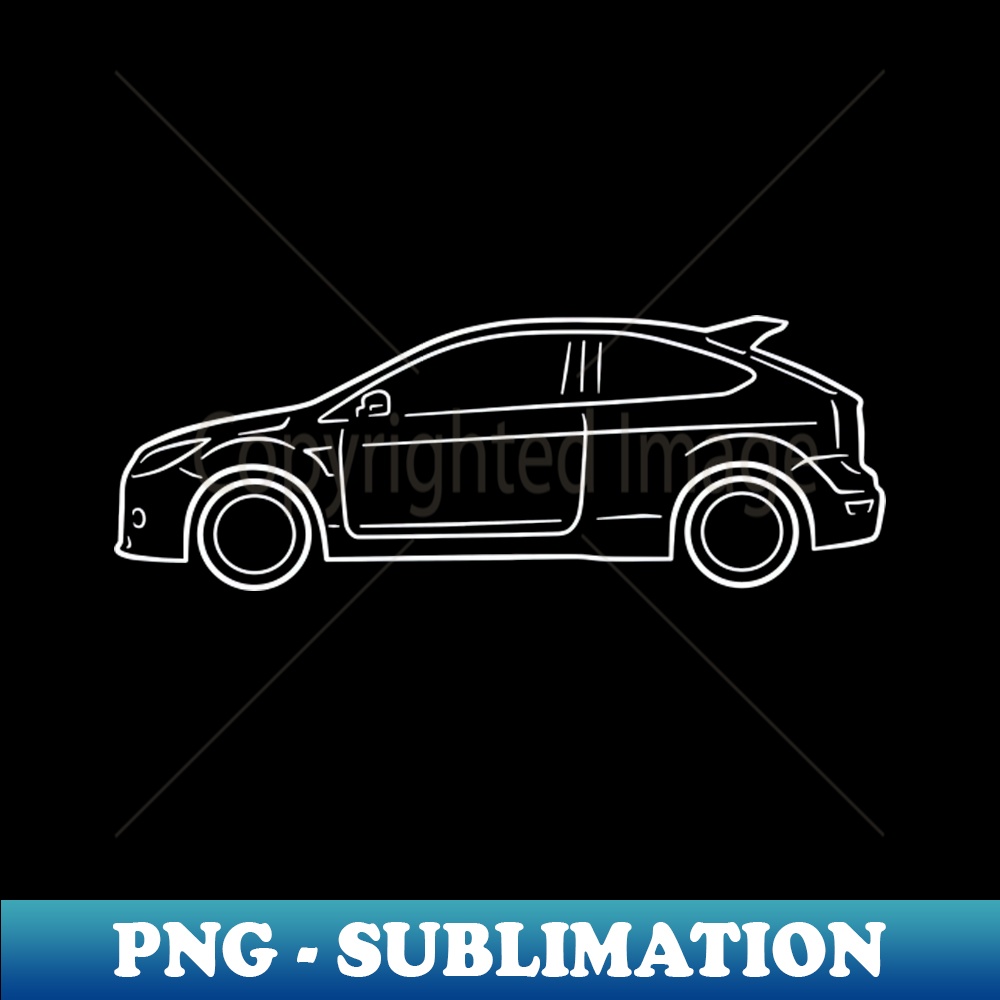Ford Focus RS MK2 - PNG Transparent Sublimation File - Add a | Inspire ...