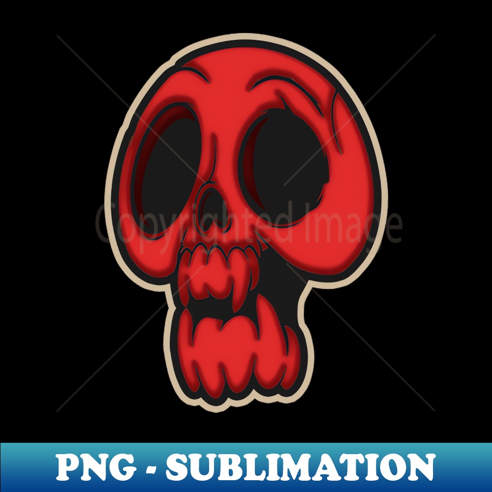 skull red - PNG Transparent Sublimation File - Perfect for P | Inspire ...