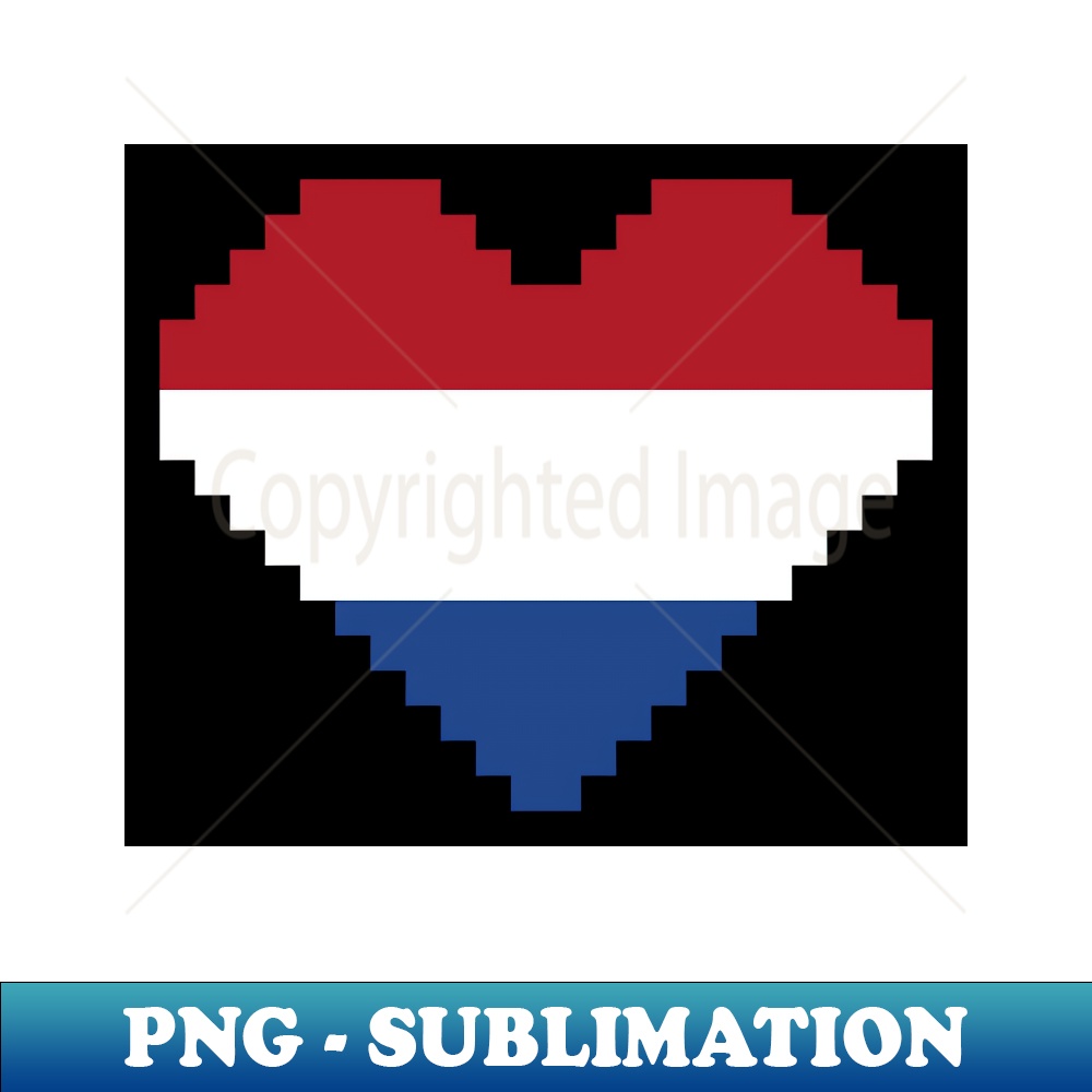 Dutch Flag Pixel Art Flag of the Netherlands pixel art - Uni | Inspire ...