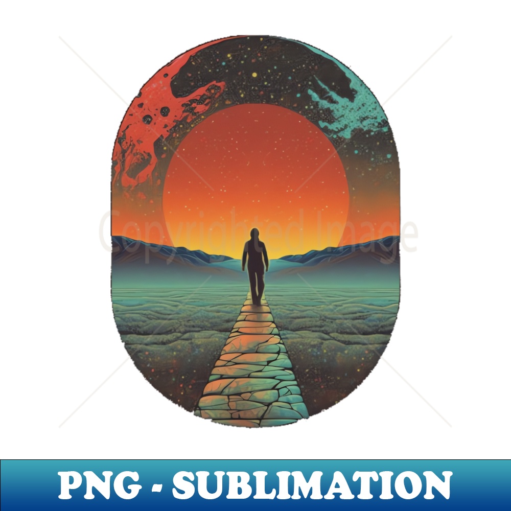 A Man Walking Between the Paths of Good and Evil Adventure E | Inspire ...