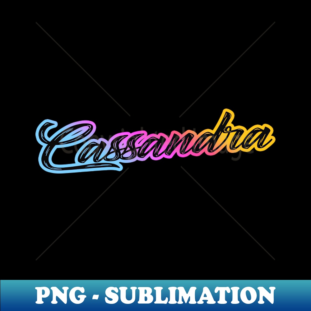 Name Cassandra - High-Resolution PNG Sublimation File - Capt | Inspire Uplift