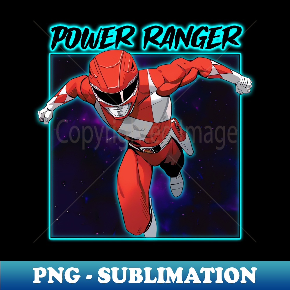 Golden Power Ranger Shining With Valor - PNG Sublimation Dig - Inspire ...