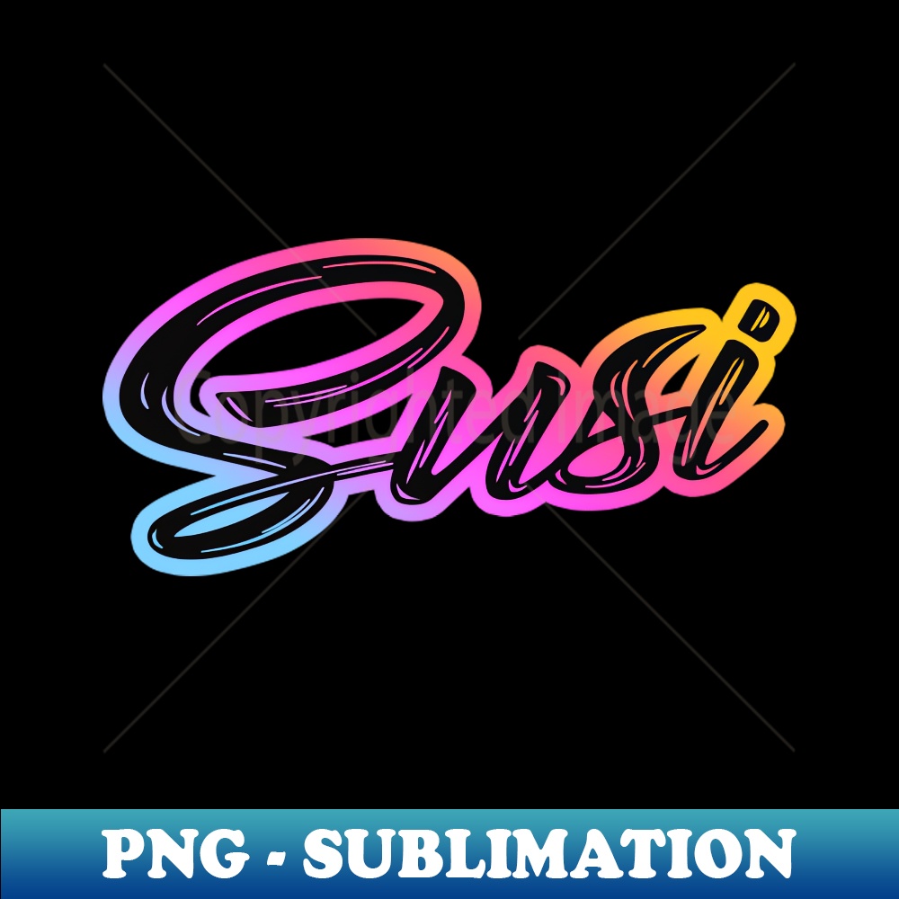 Name Susi - Retro PNG Sublimation Digital Download - Stunnin | Inspire ...