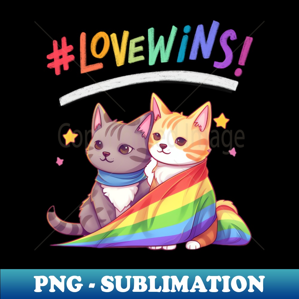 cat lgbt flag gay pride month transgender rainbow lesbian - - Inspire ...