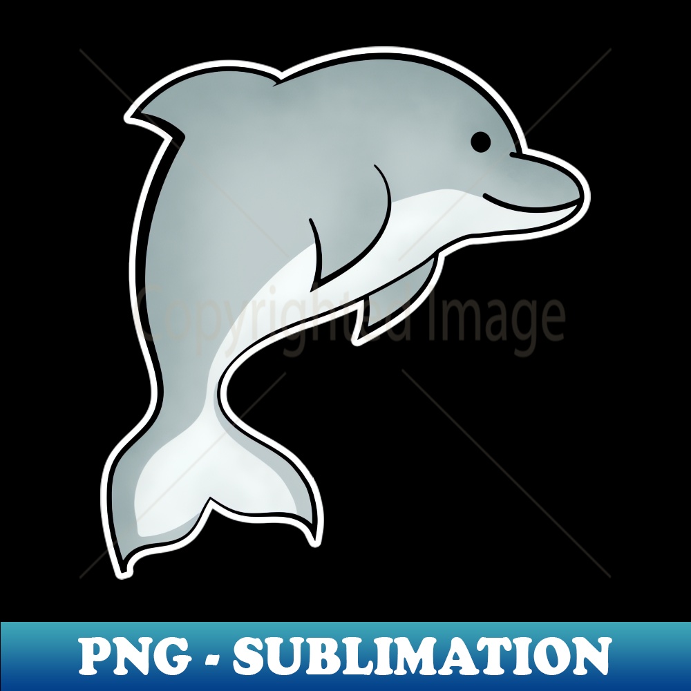 Cute dolphin illustration - Special Edition Sublimation PNG | Inspire ...