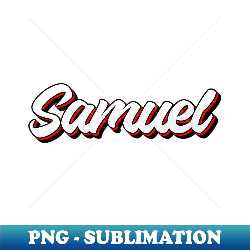 Samuel name - cool 70s retro font - Exclusive Sublimation Di | Inspire ...