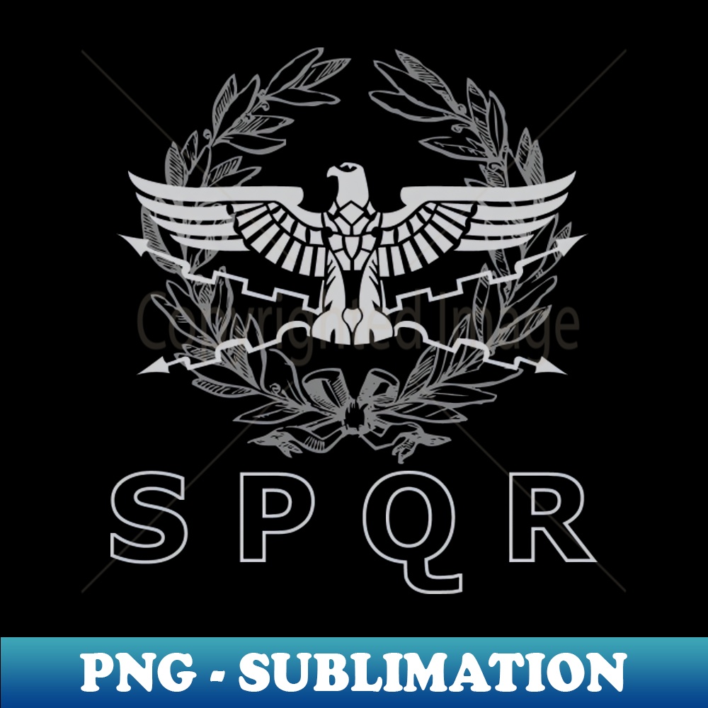 SPQR The Roman Empire Emblem - PNG Sublimation Digital Downl | Inspire ...