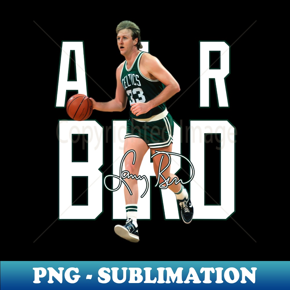 Larry Bird Legend Air Bird Basketball Signature Vintage Retr - Inspire ...