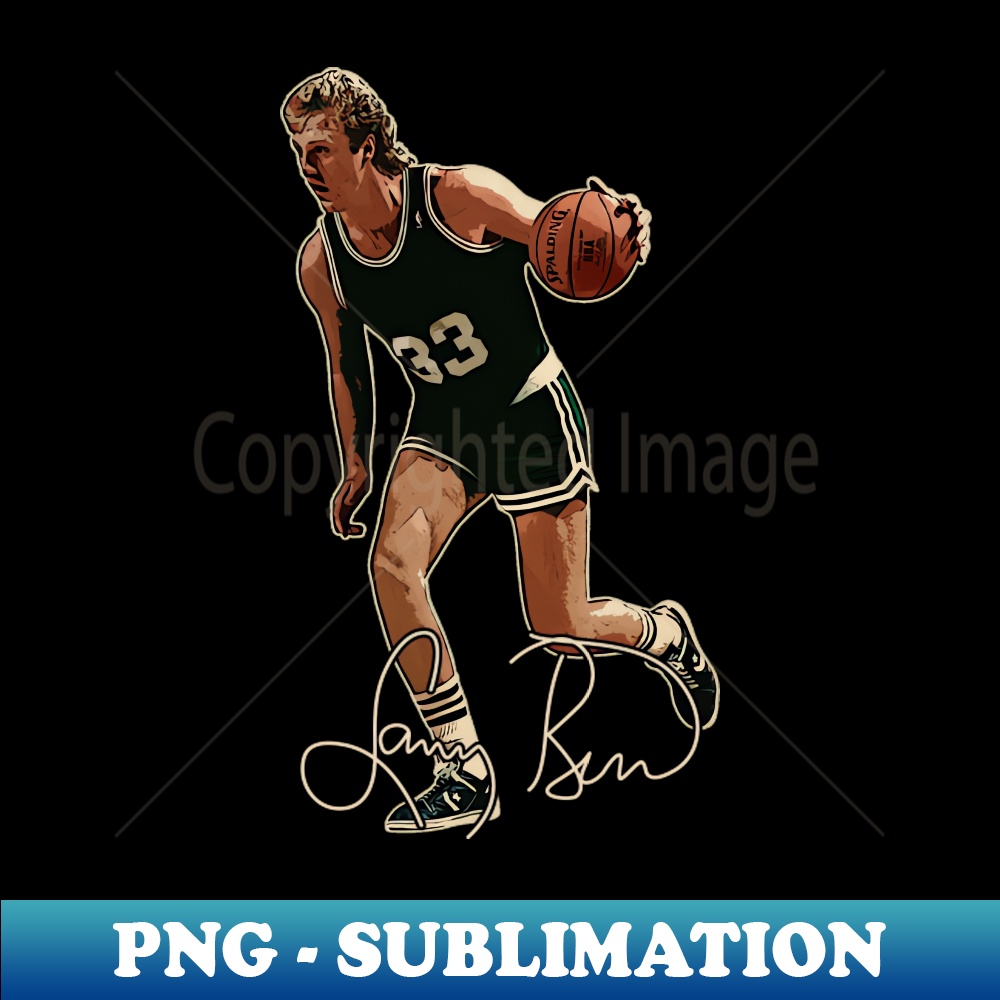 Larry Bird Legend Basketball Signature Vintage Retro 80s 90s | Inspire ...