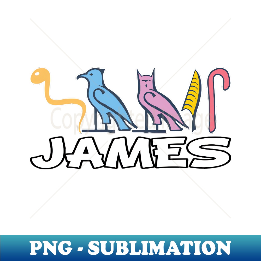 JAMES-American names in hieroglyphic letters-James name in a | Inspire ...