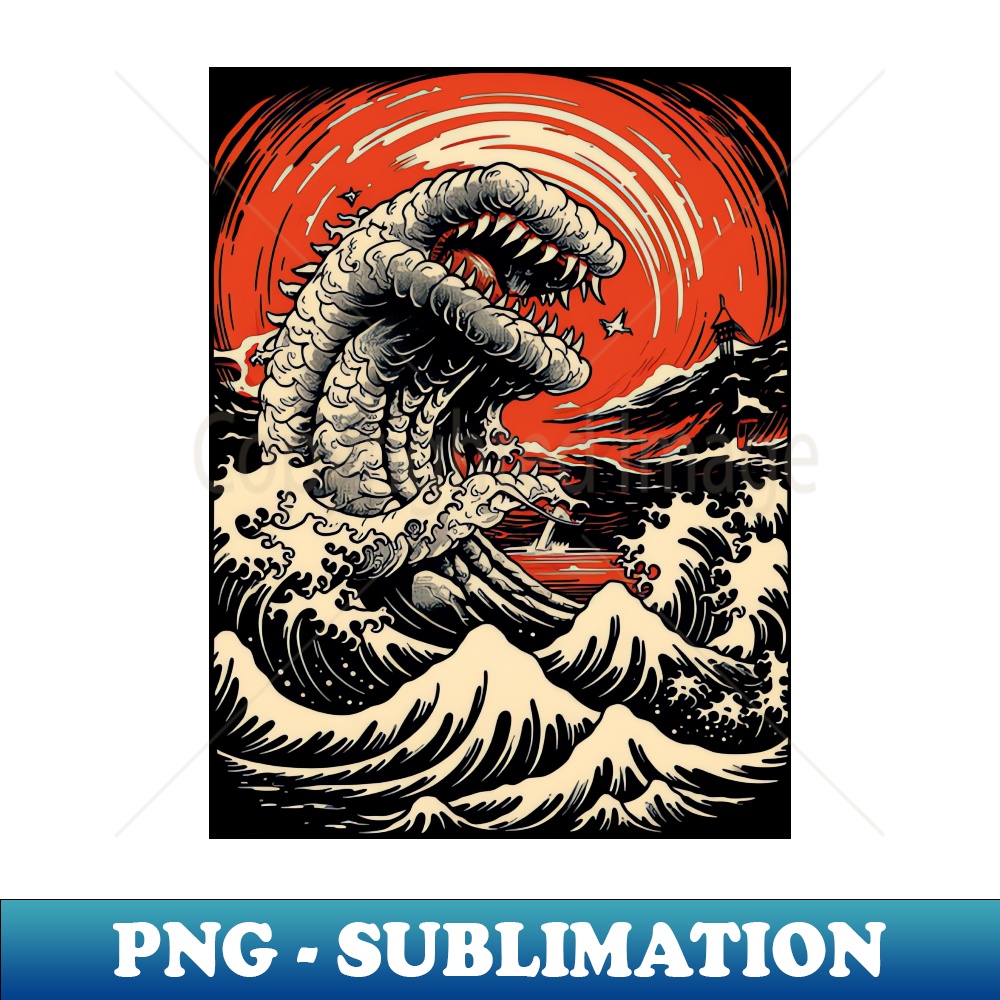 Ayakashi Abyss Monstrous Ukiyo-e Surge - Modern Sublimation - Inspire ...