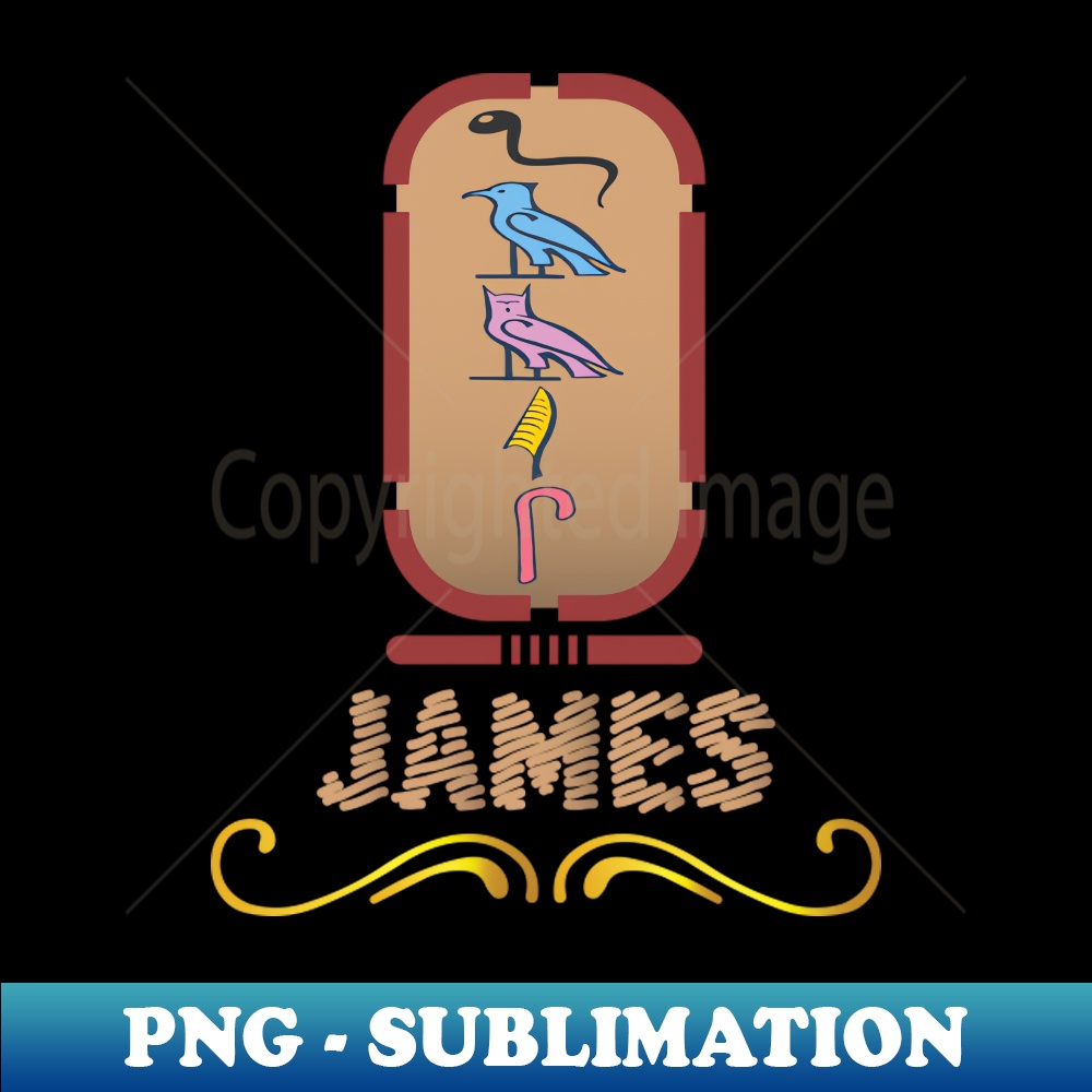 JAMES-American names in hieroglyphic letters-James name in a | Inspire ...