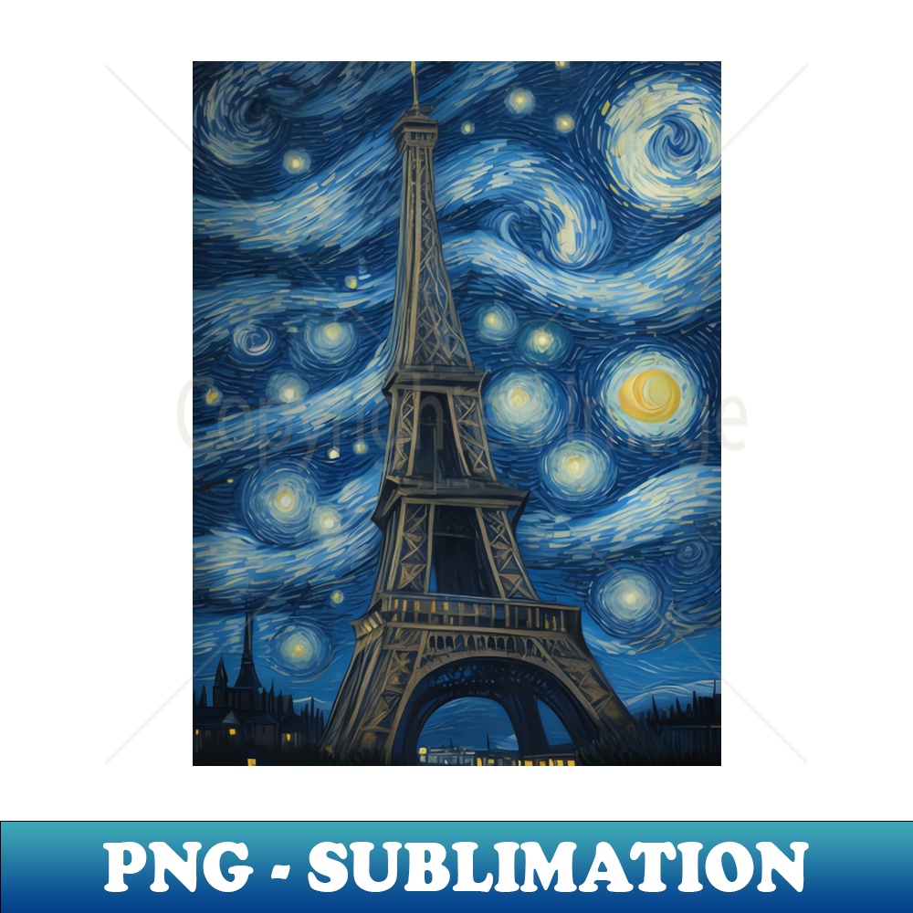 Starry Night in Paris Post Impressionism Van gogh Inspired A | Inspire ...