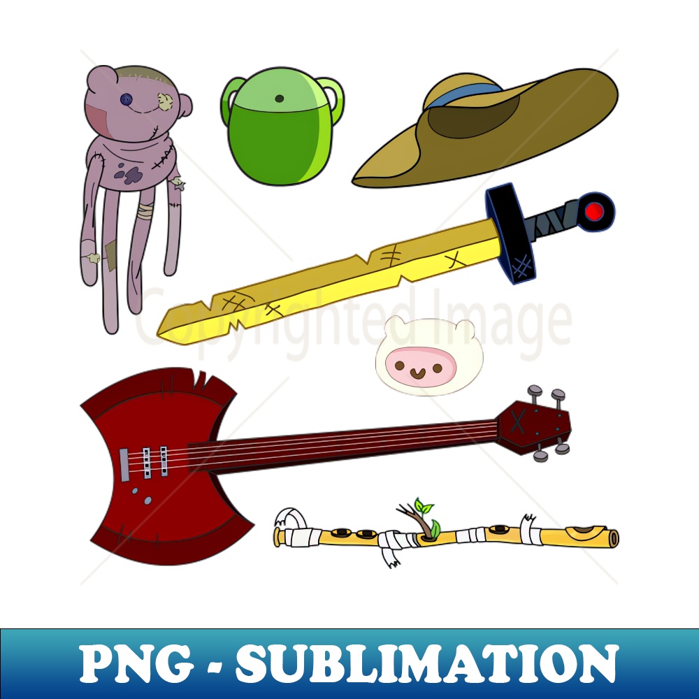 Adventure time - miscelleneous object pattern Vol 2 - Modern | Inspire Uplift