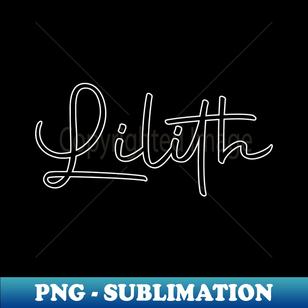 Autography Lilith Name Label - Aesthetic Sublimation Digital - Inspire ...