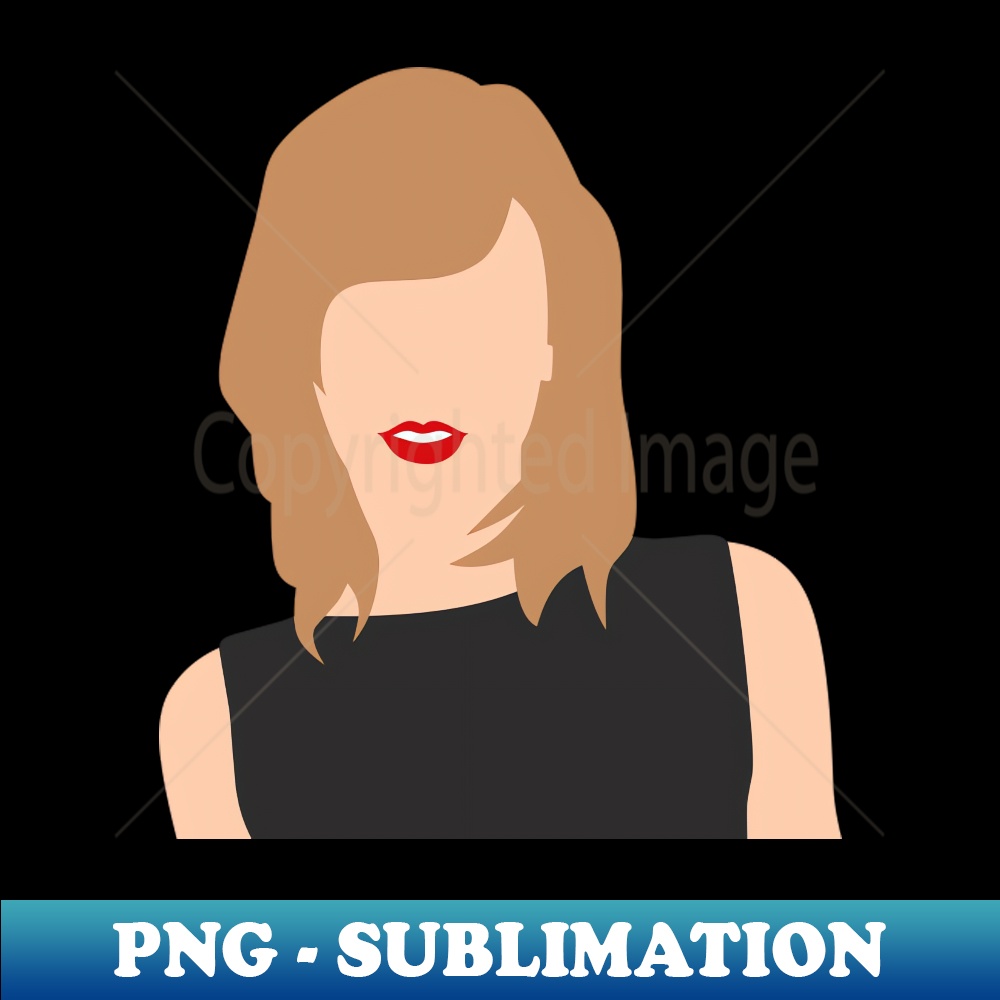 vector minimalist taylor swift - Modern Sublimation PNG File | Inspire ...