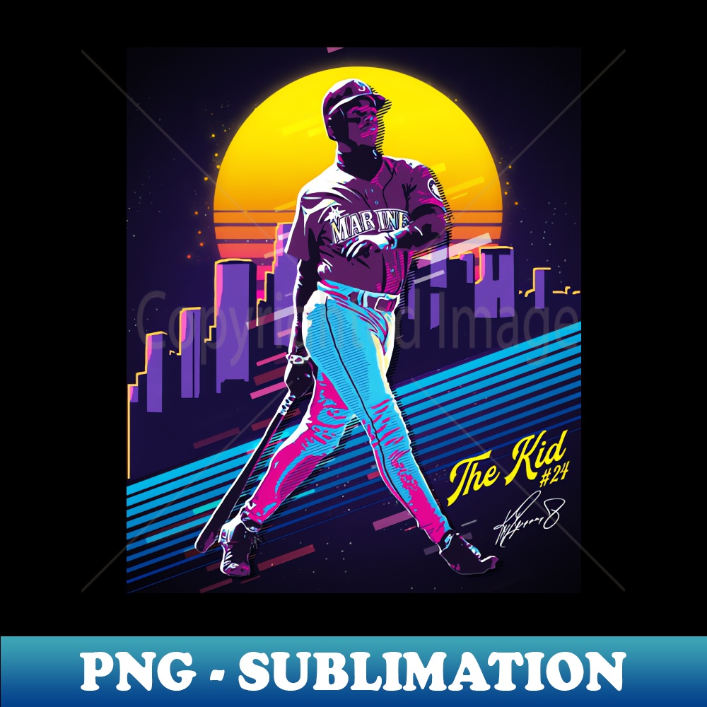 Ken Griffey Jr The Kid Basketball Legend Signature Vintage R | Inspire ...