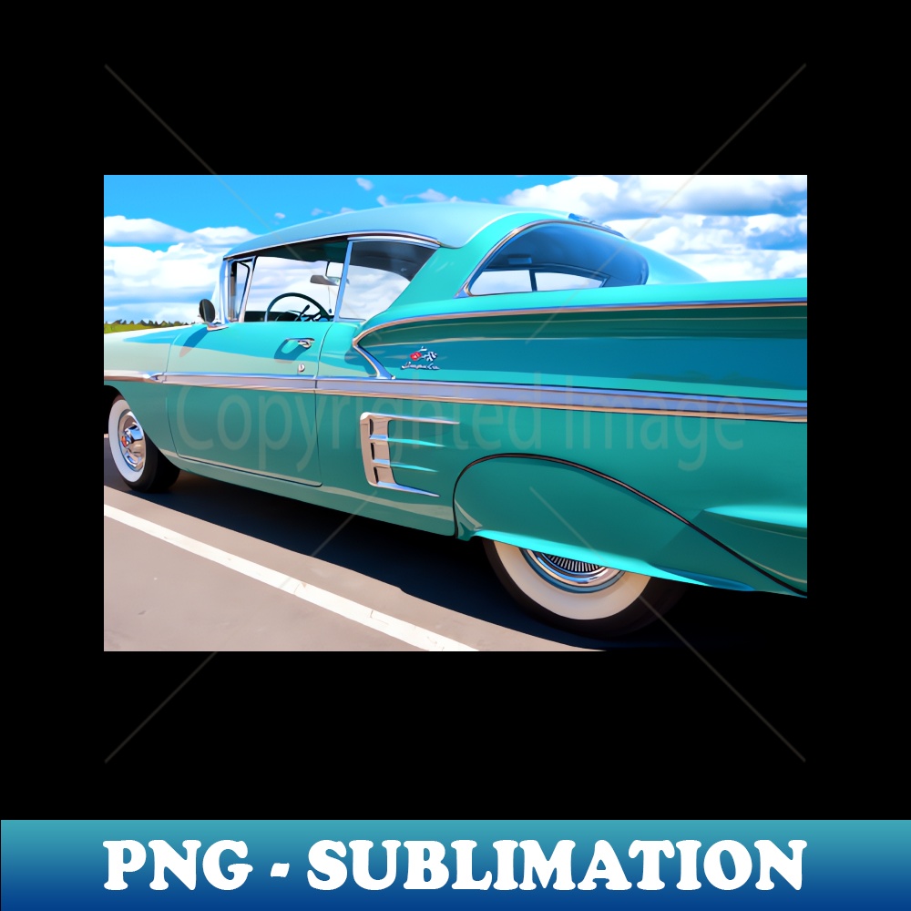 1958 Chevrolet Impala - Premium Sublimation Digital Download - Inspire ...