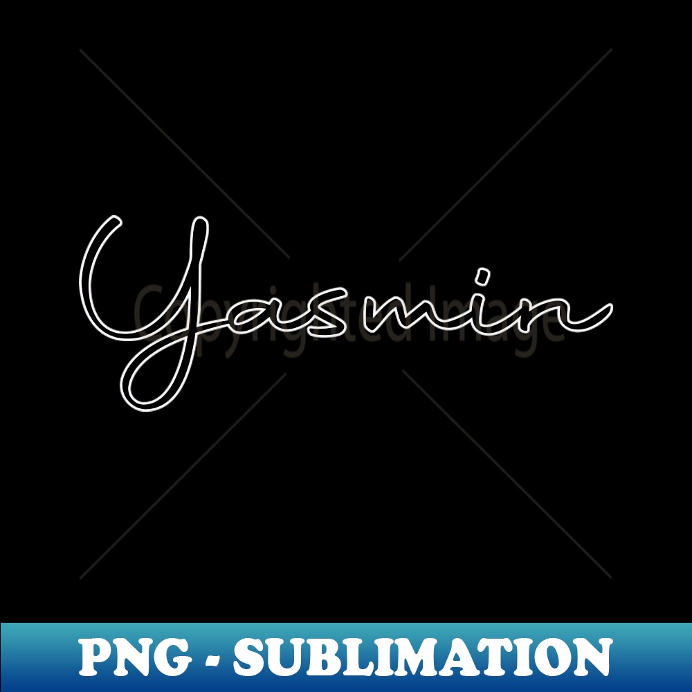 Autography Yasmin Name Label - High-Resolution PNG Sublimati | Inspire ...
