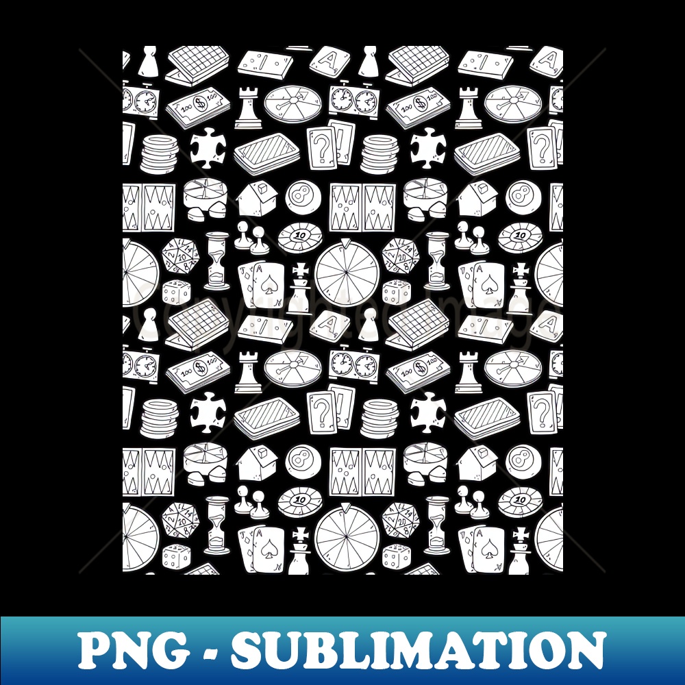 Board Games - Aesthetic Sublimation Digital File - Capture I | Inspire ...