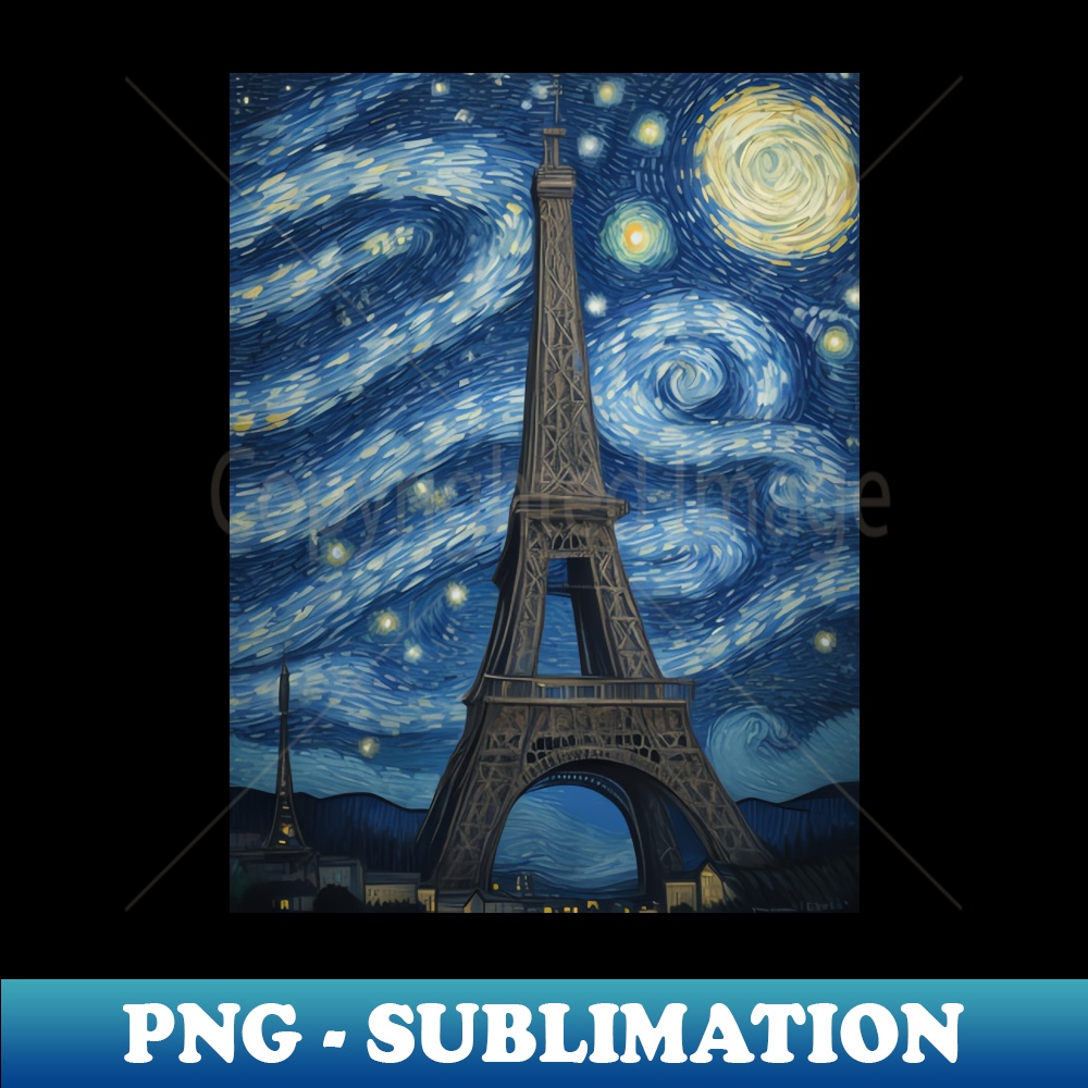 Starry Night in Paris Post Impressionism Van gogh Inspired A | Inspire ...