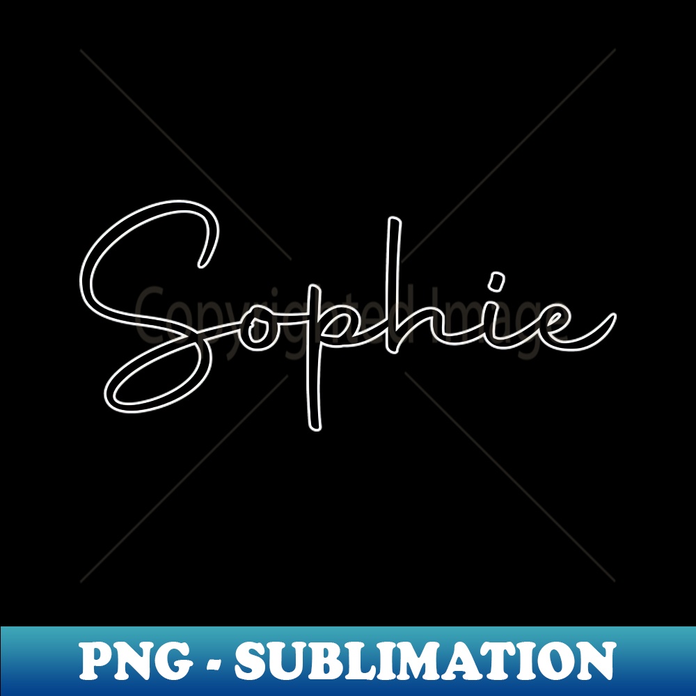 Autography Sophie Name Label - High-Resolution PNG Sublimati | Inspire ...