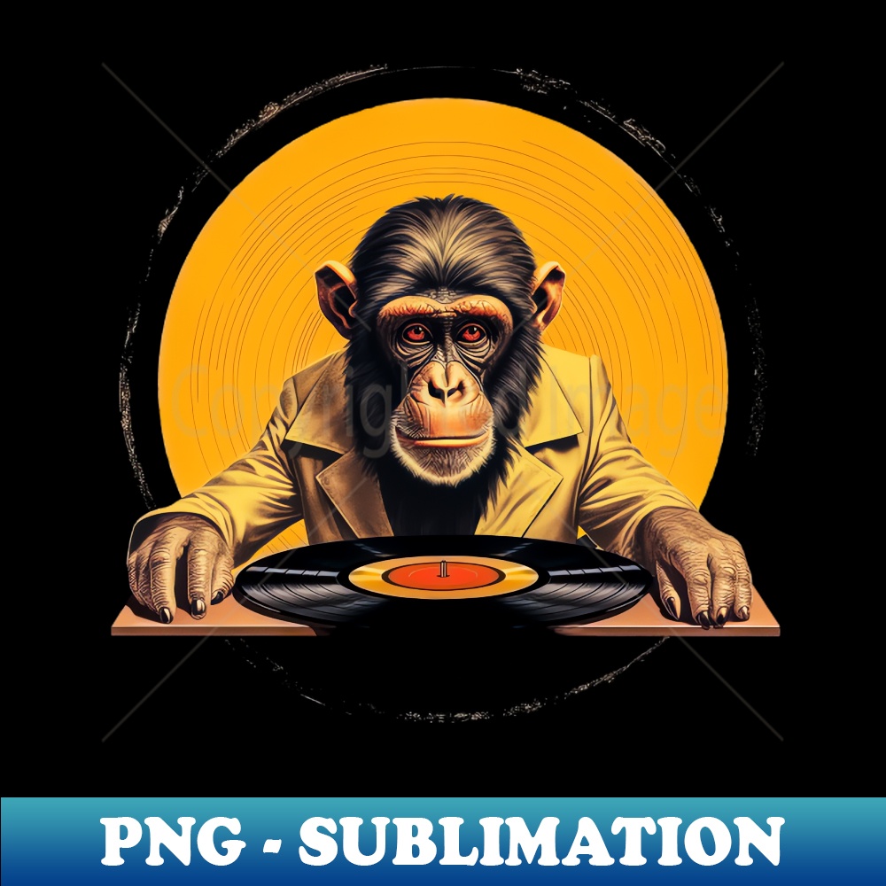 Vinyl Monkey - High-Resolution PNG Sublimation File - Stunni - Inspire ...