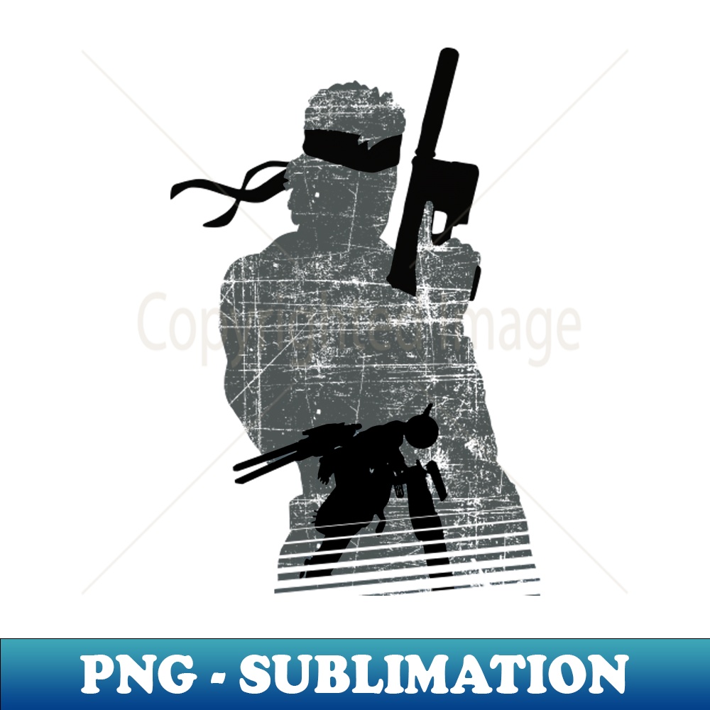 Solid Snake silhouette - PNG Sublimation Digital Download - | Inspire ...