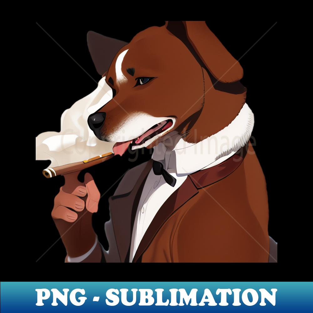 Dog Smoking Meme Sticker - Trendy Sublimation Digital Downlo | Inspire ...