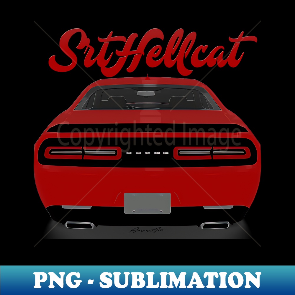 SRT HELLCAT Red Back - Signature Sublimation PNG File - Unle | Inspire ...
