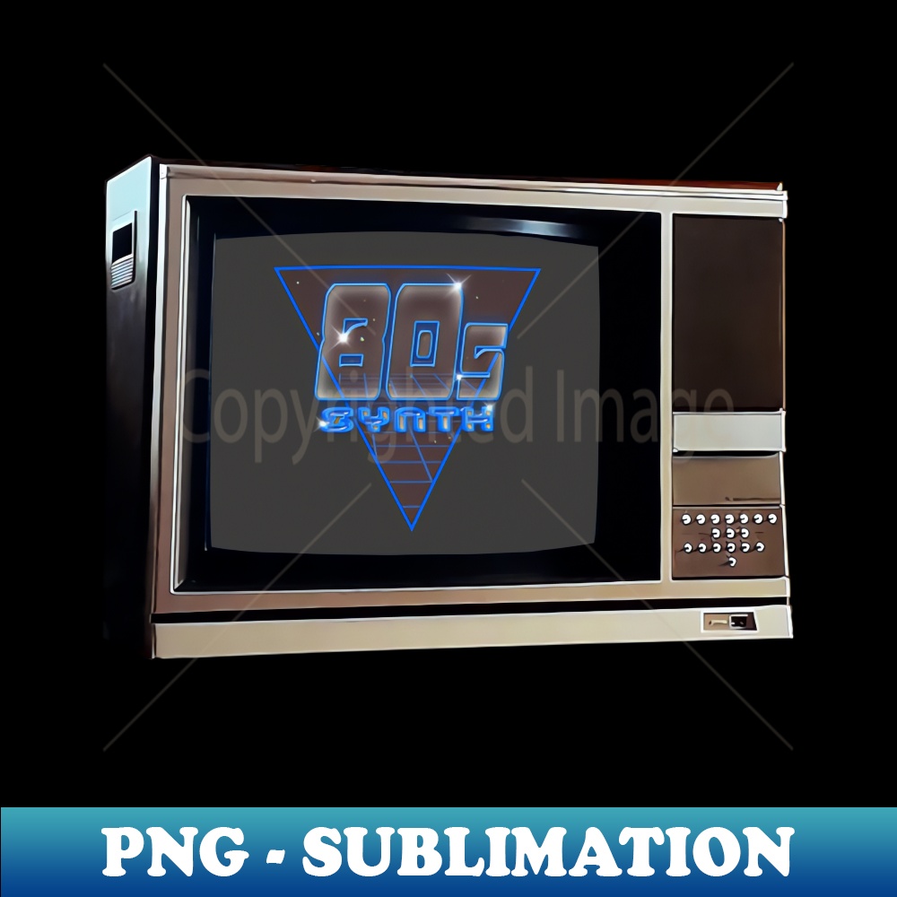 TV SET 80s SYNTH 5 - Exclusive Sublimation Digital File - Ad | Inspire ...