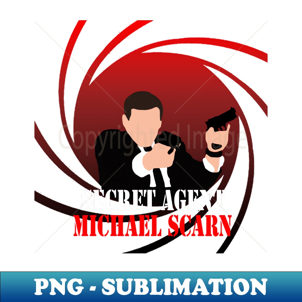 Secret Agent Michael Scarn - Decorative Sublimation PNG File | Inspire ...