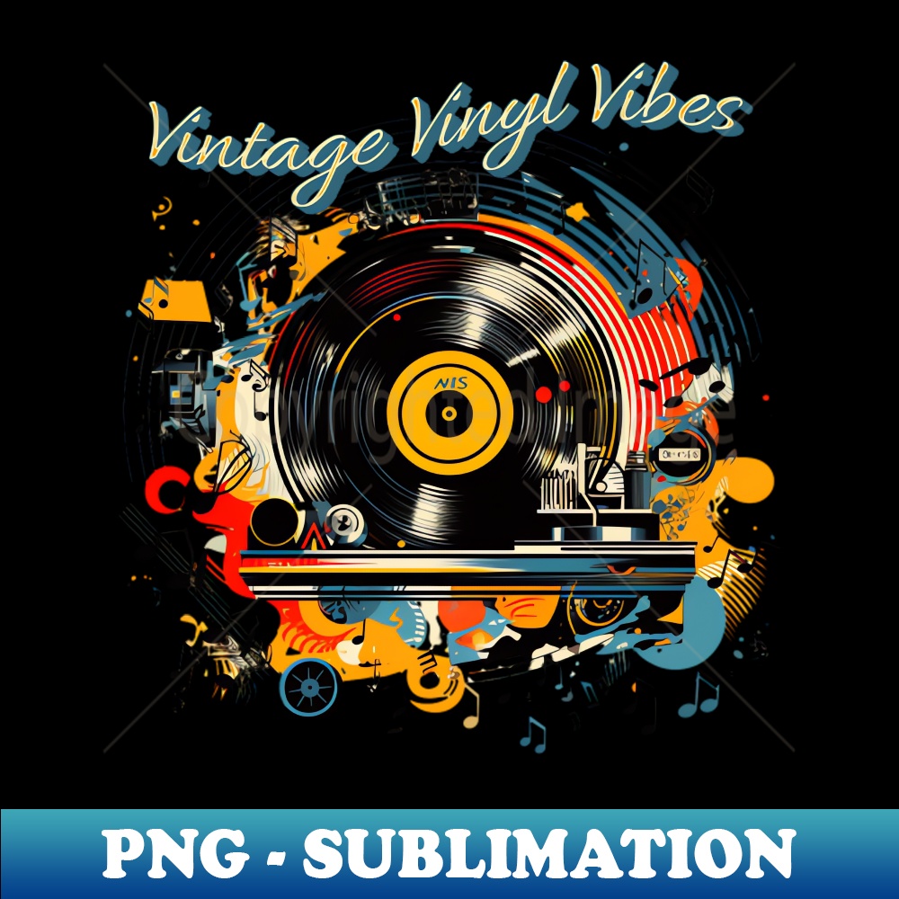 Vintage Vinyl Vibes - Aesthetic Sublimation Digital File - E | Inspire ...