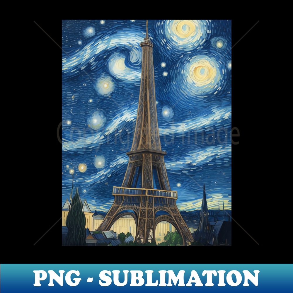 Starry Night in Paris Van gogh Inpired Painting for Van gogh | Inspire ...
