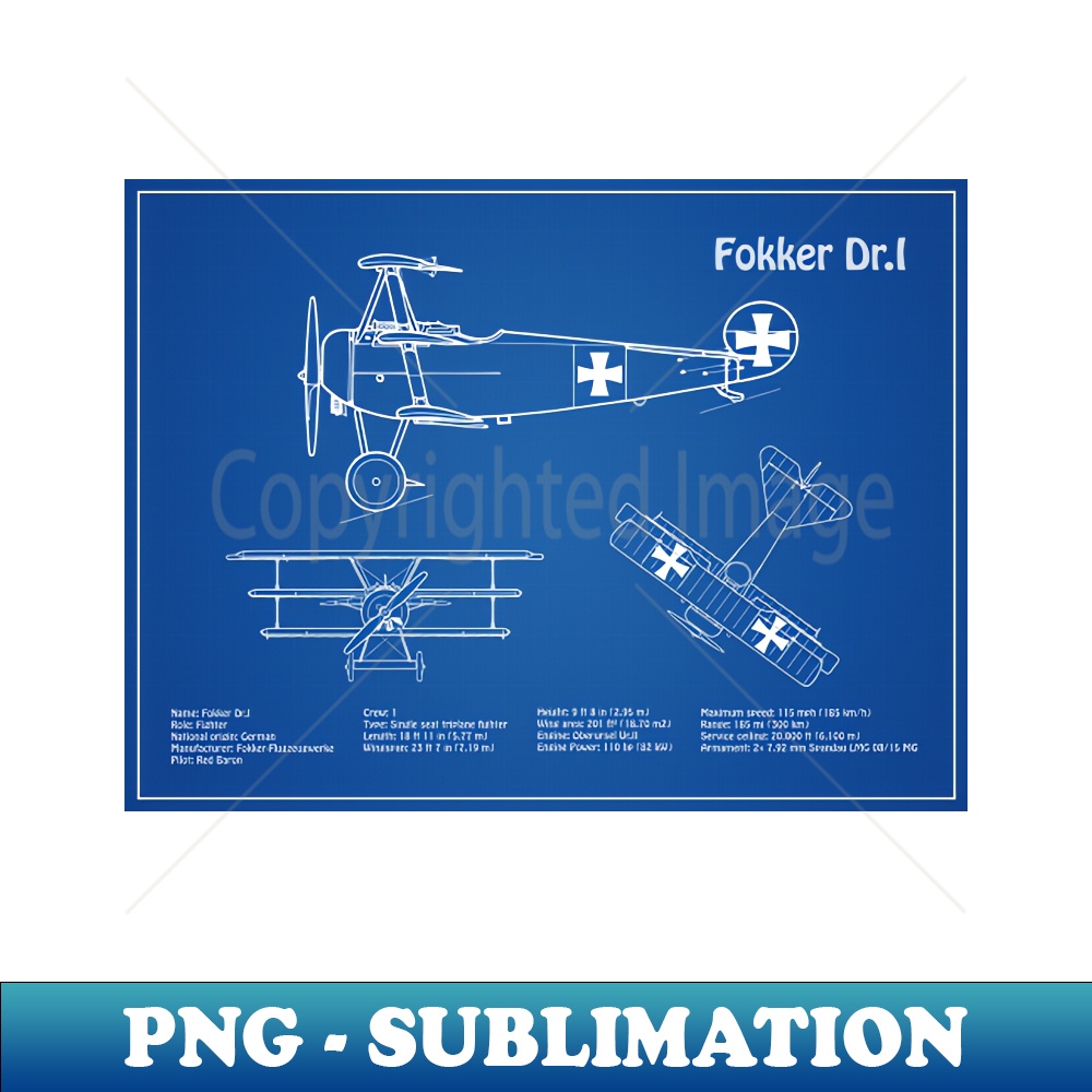 Fokker DrI Red Baron aka Manfred von Richthofen Dr1 airplane | Inspire ...