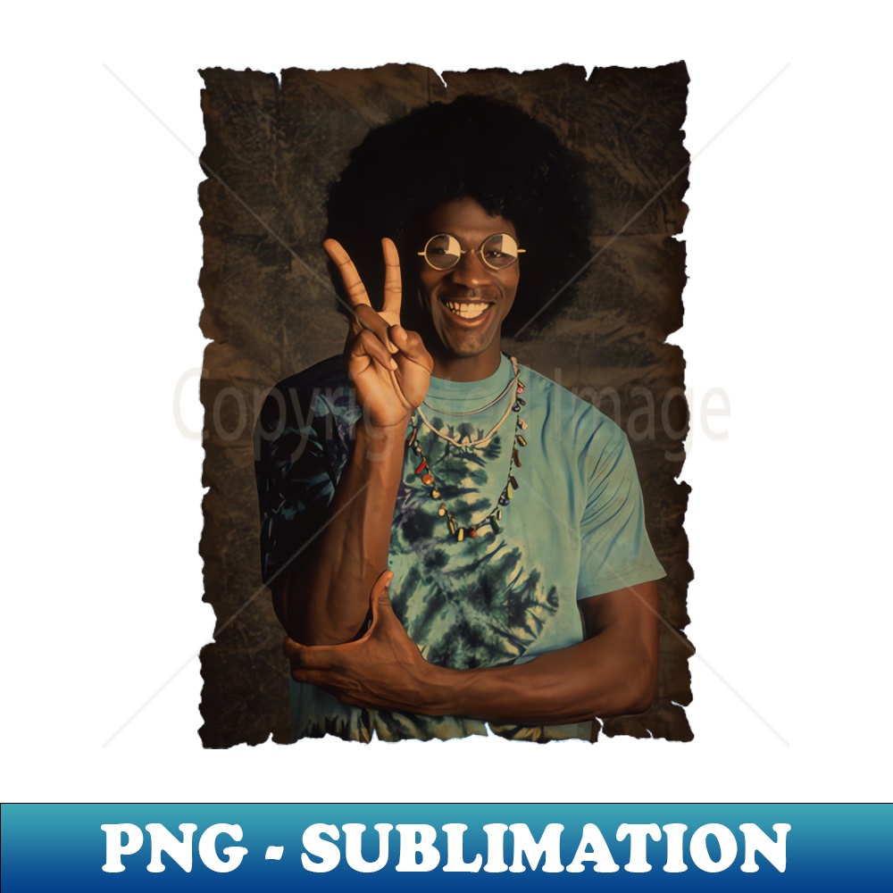 Michael Jordan Curly Hair - PNG Transparent Sublimation File | Inspire ...