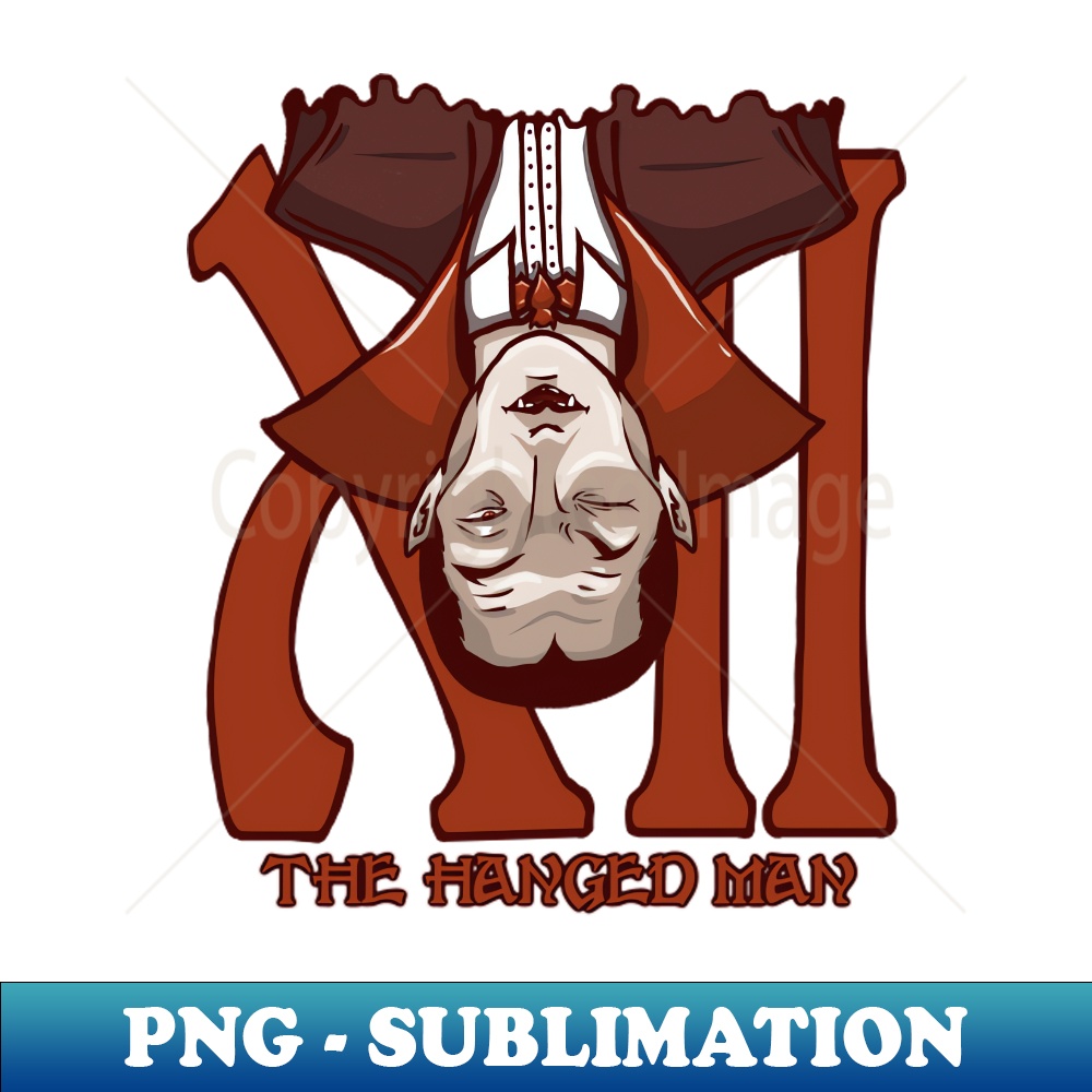 Halloween Tarot XII The Hanged Man Vampire - Trendy Sublimat - Inspire ...