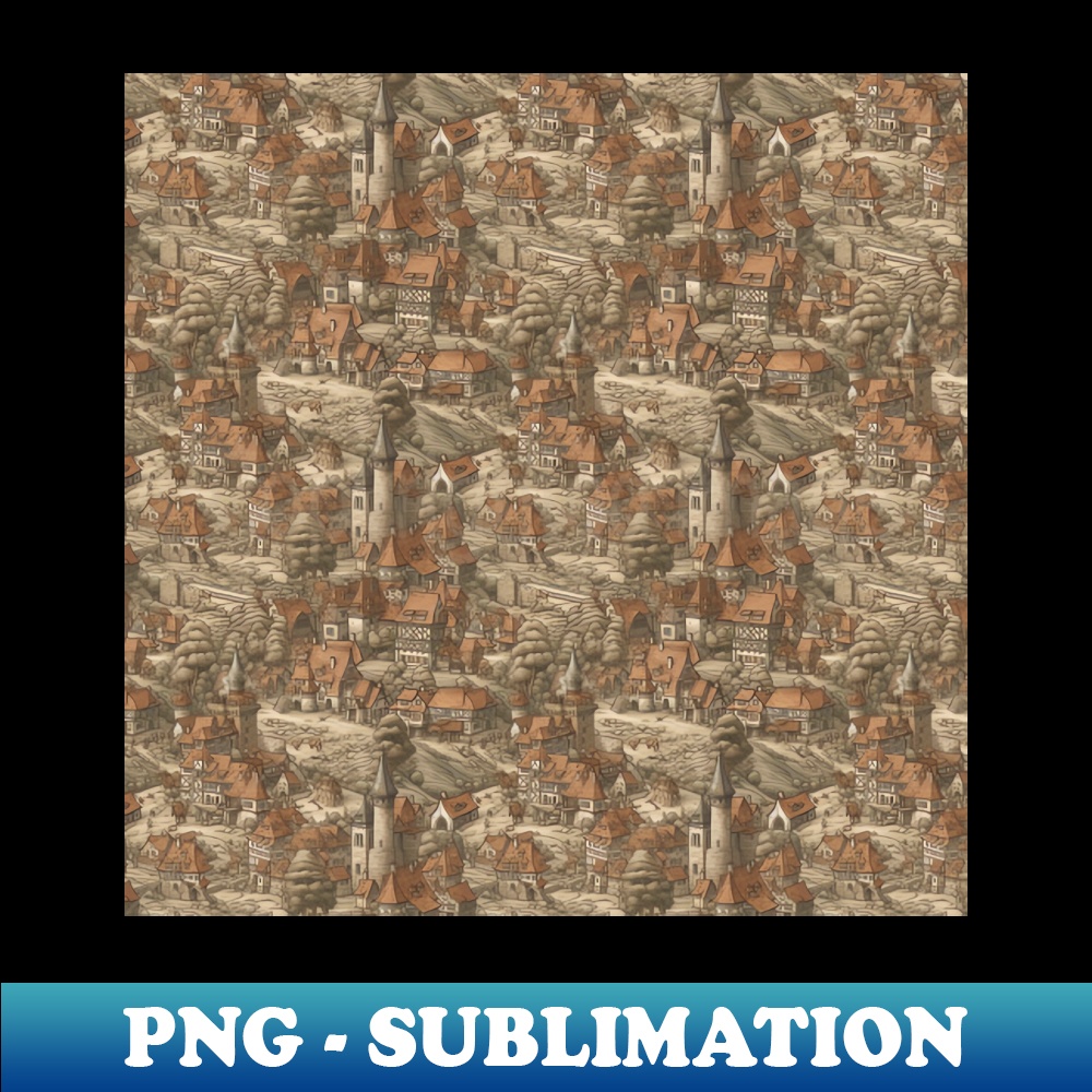 Medieval Seamless Pattern Castle Dungeon Royal History Renai | Inspire ...