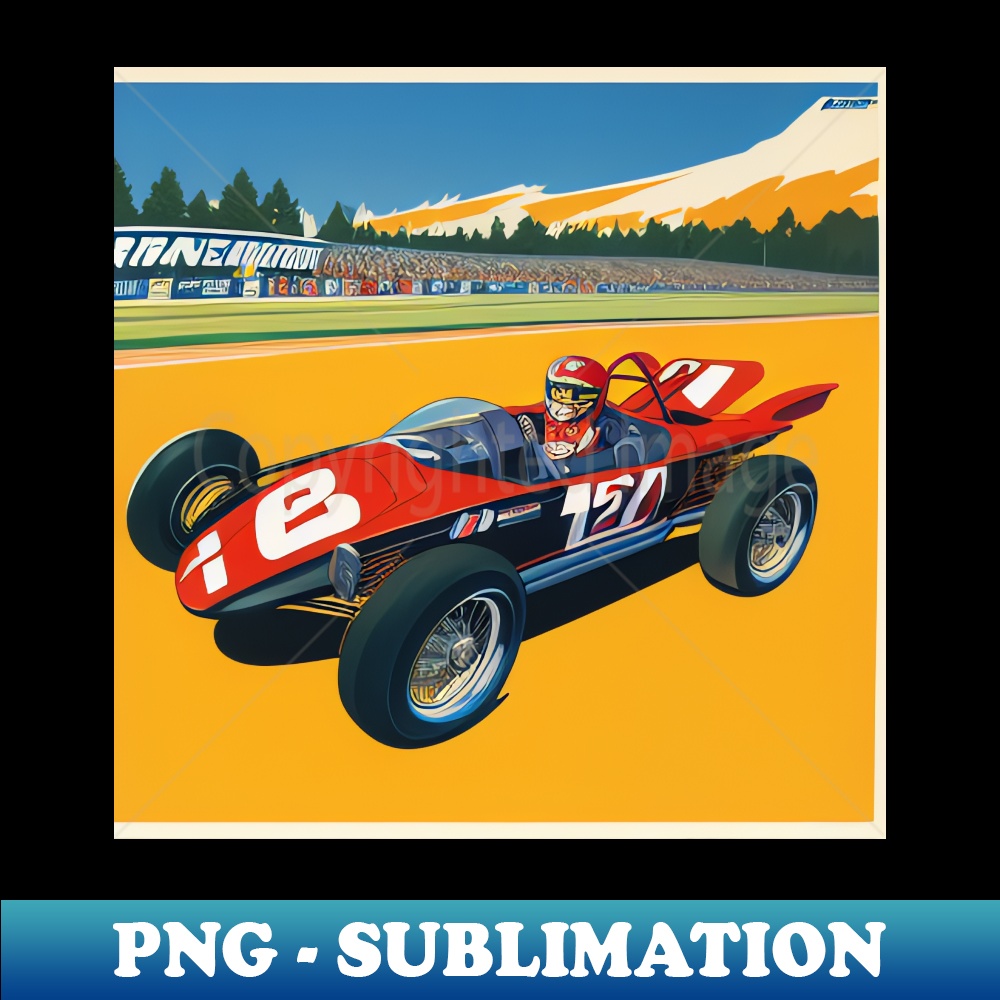 Vintage F1 Formula One Track Car - PNG Transparent Digital D | Inspire ...