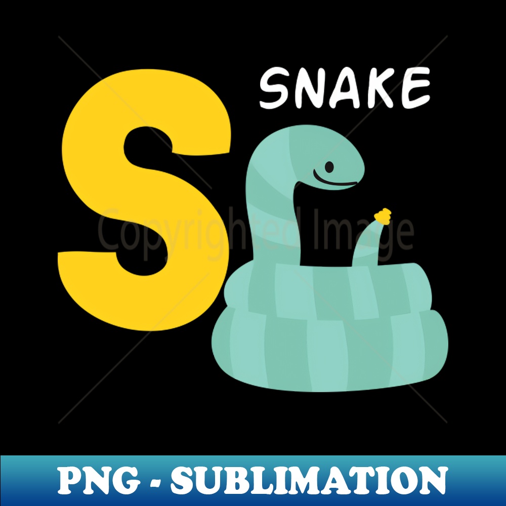 Snake alphabet S funny - Exclusive Sublimation Digital File | Inspire ...