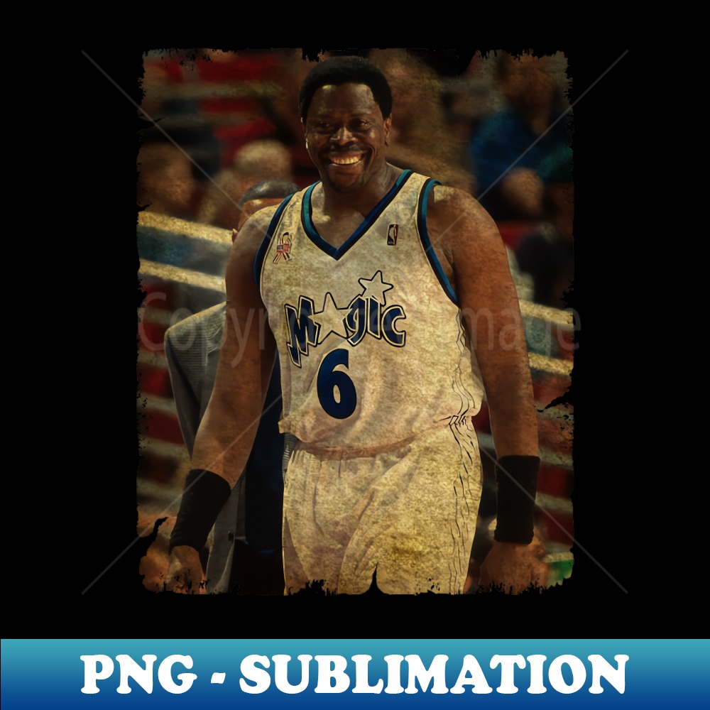 Patrick Ewing on Orlando Magic - Instant Sublimation Digital | Inspire Uplift